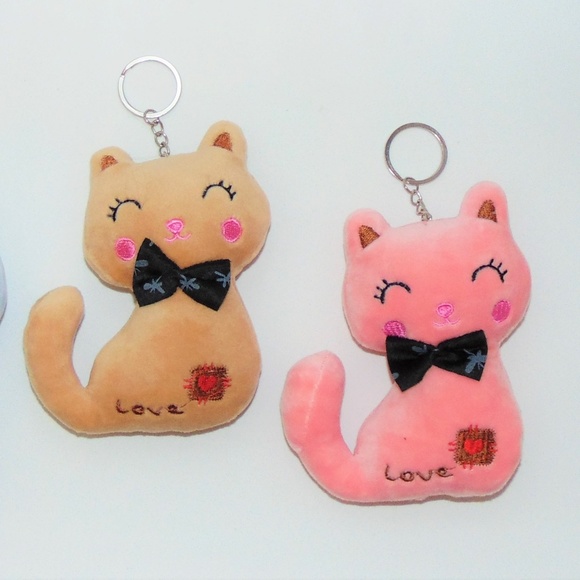 Accessories | Super Cute Soft Plush Kitty Cat Keychain | Poshmark